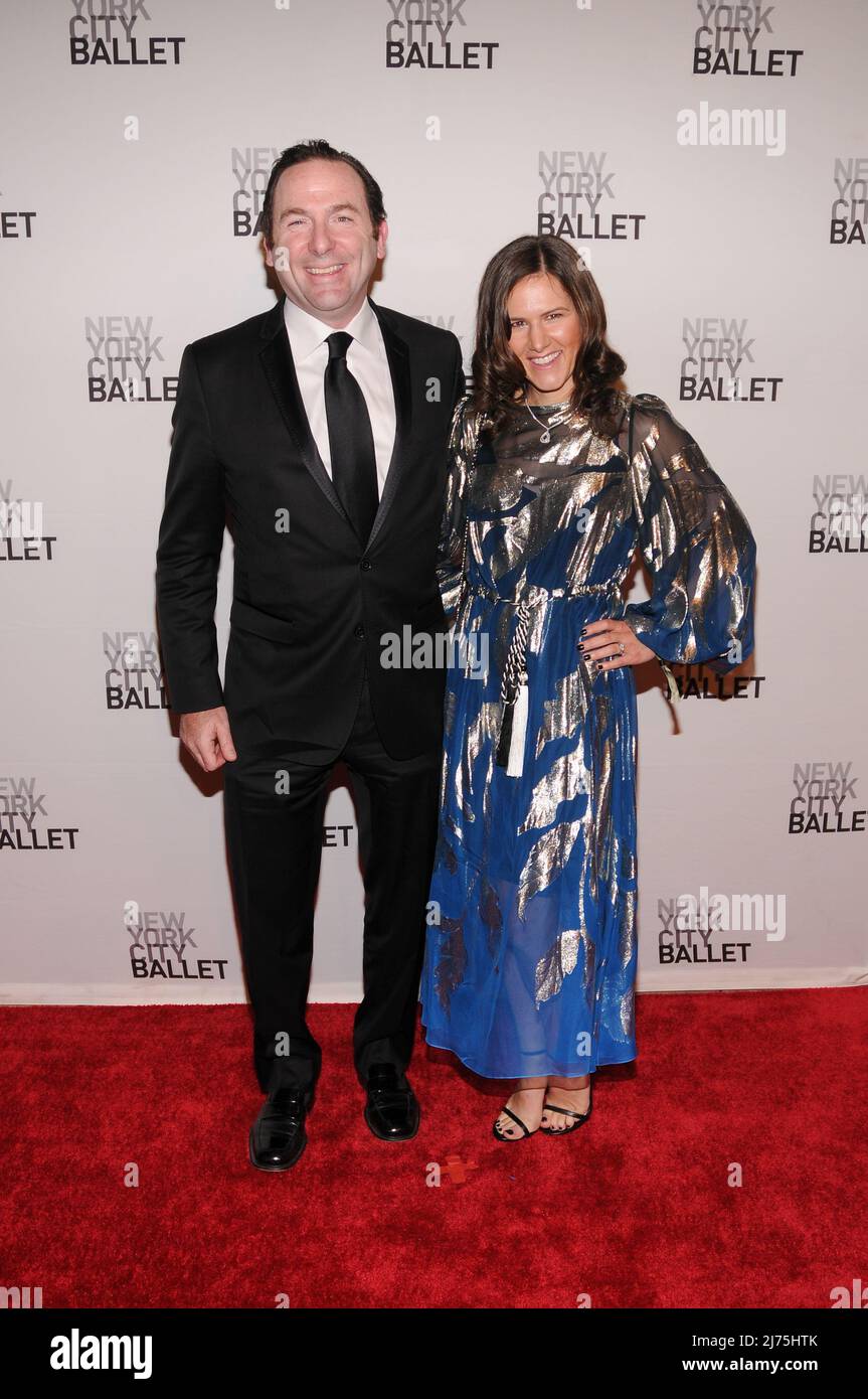 Andrew Weiner and Jessica Weiner attend the New York City Ballet 2022 ...