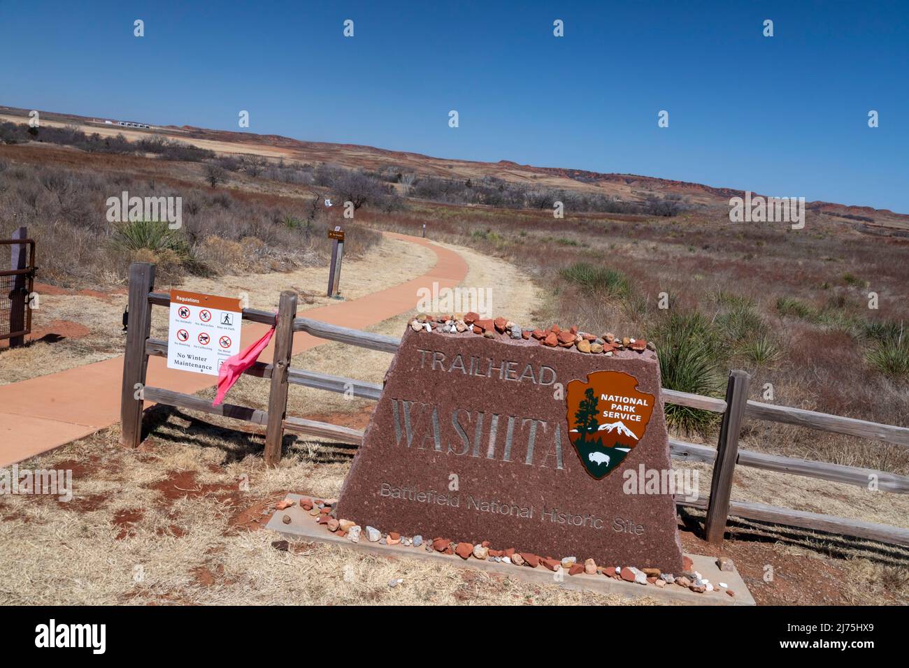 Cheyenne, Oklahoma - Washita Battlefield National Historic Site. In ...
