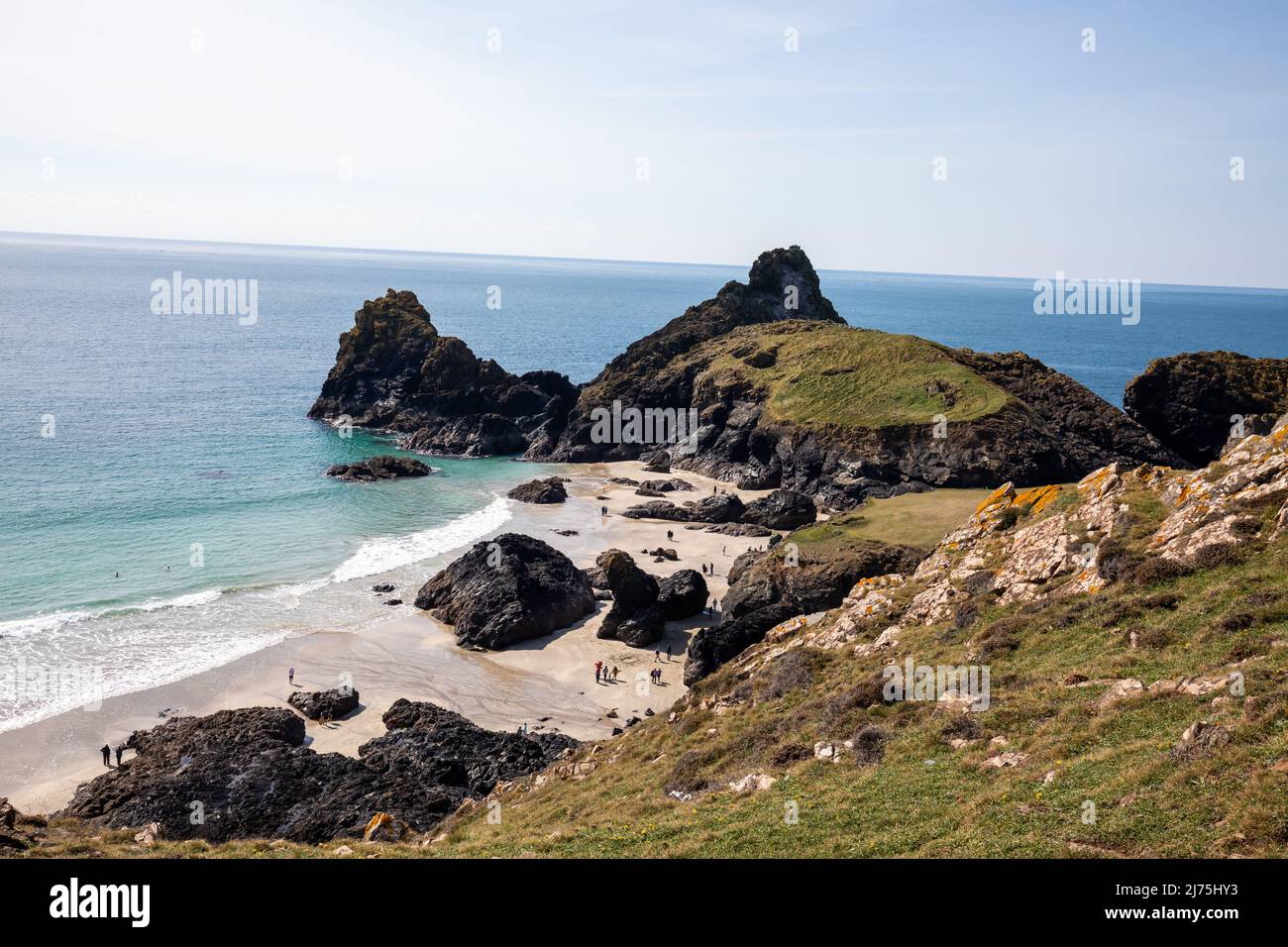 Stunning Landscape in Kynance Cove, Cornwall,UK Stock Photo - Alamy