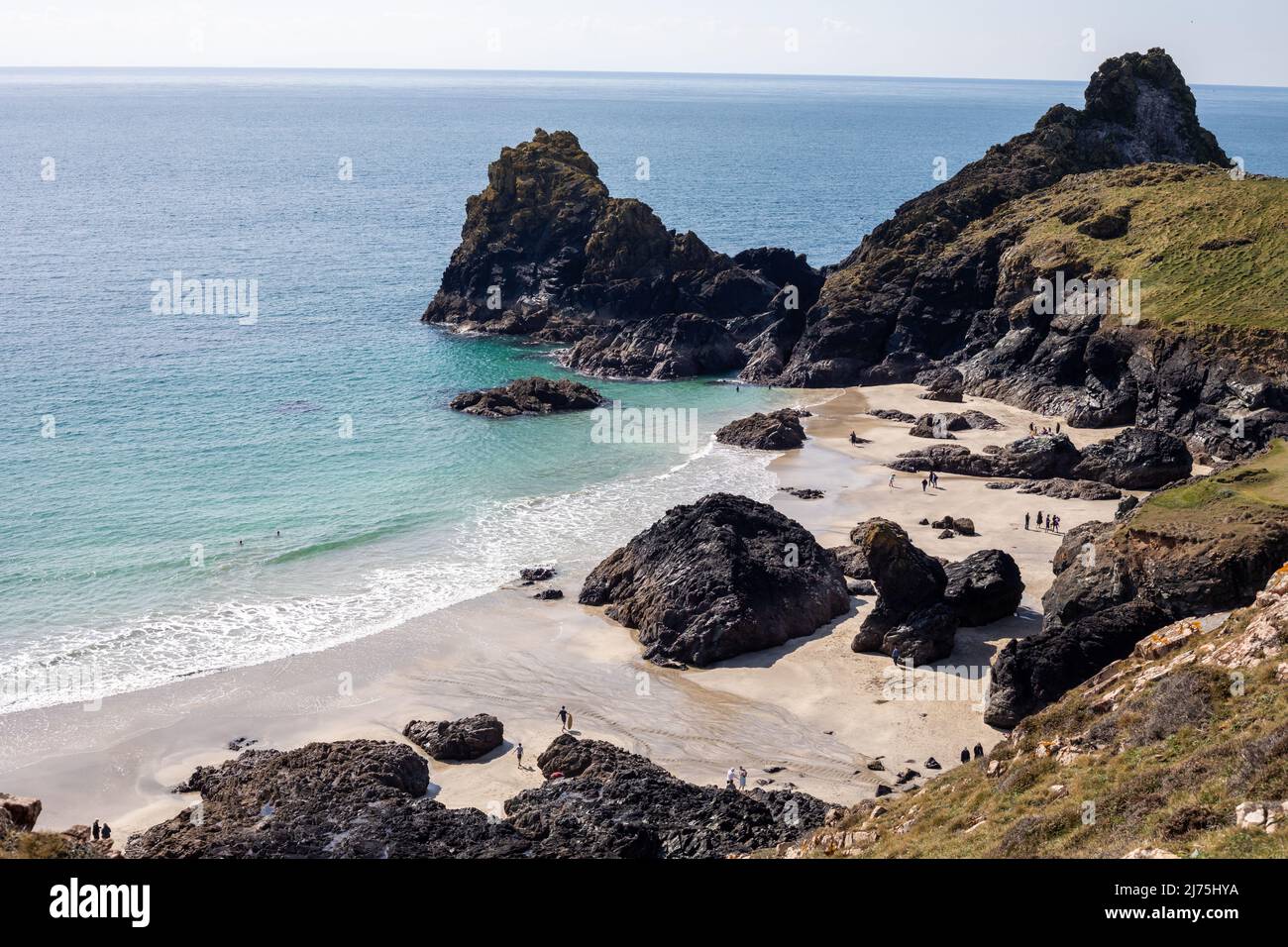 Stunning Landscape in Kynance Cove, Cornwall,UK Stock Photo - Alamy