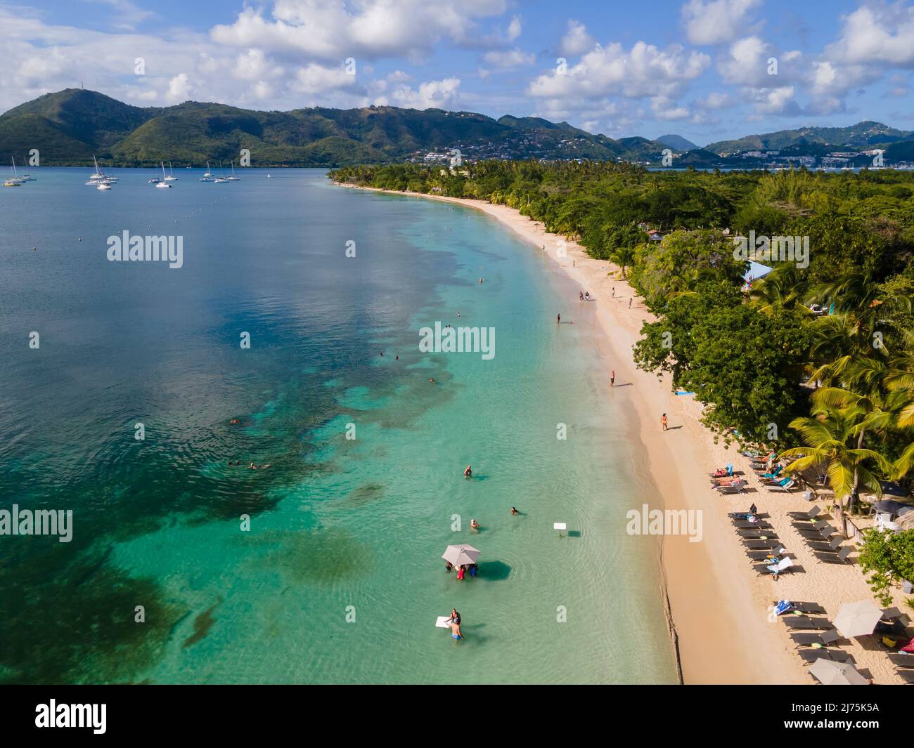 Pointe Marin, Sainte-Anne, Martinique, French Antilles Stock Photo - Alamy
