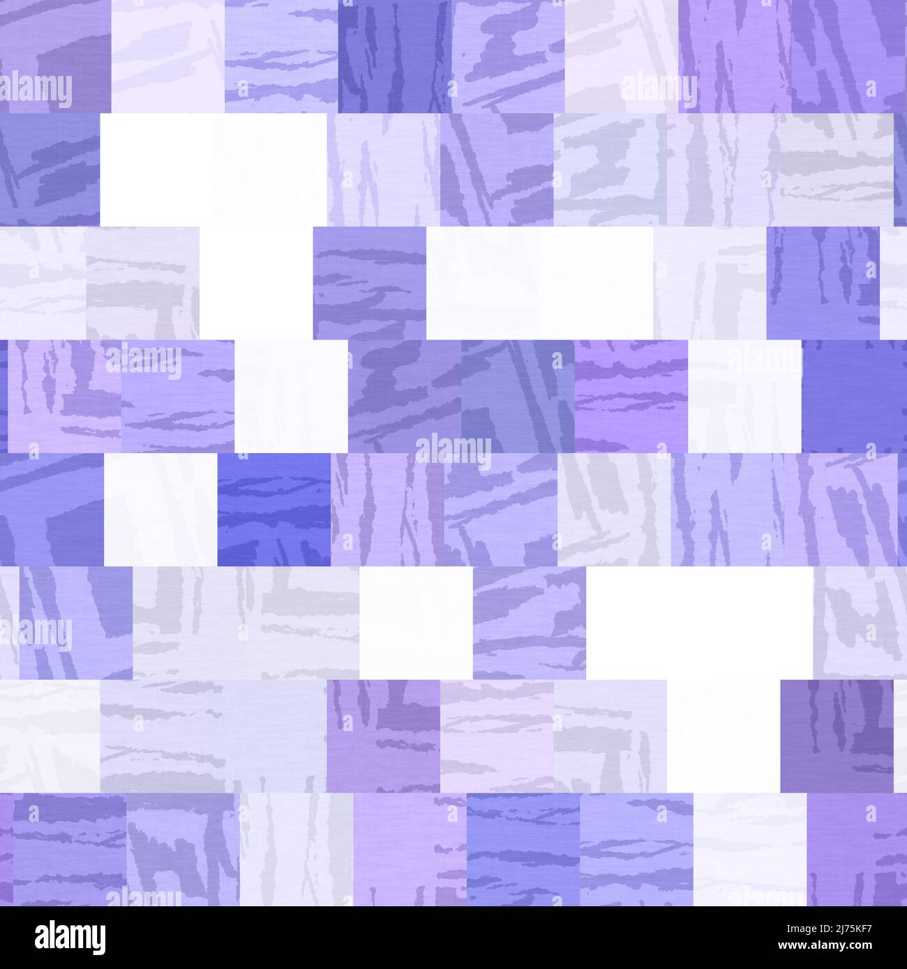 Random patchwork purple mosaic pixel grid seamless pattern. Modern ...