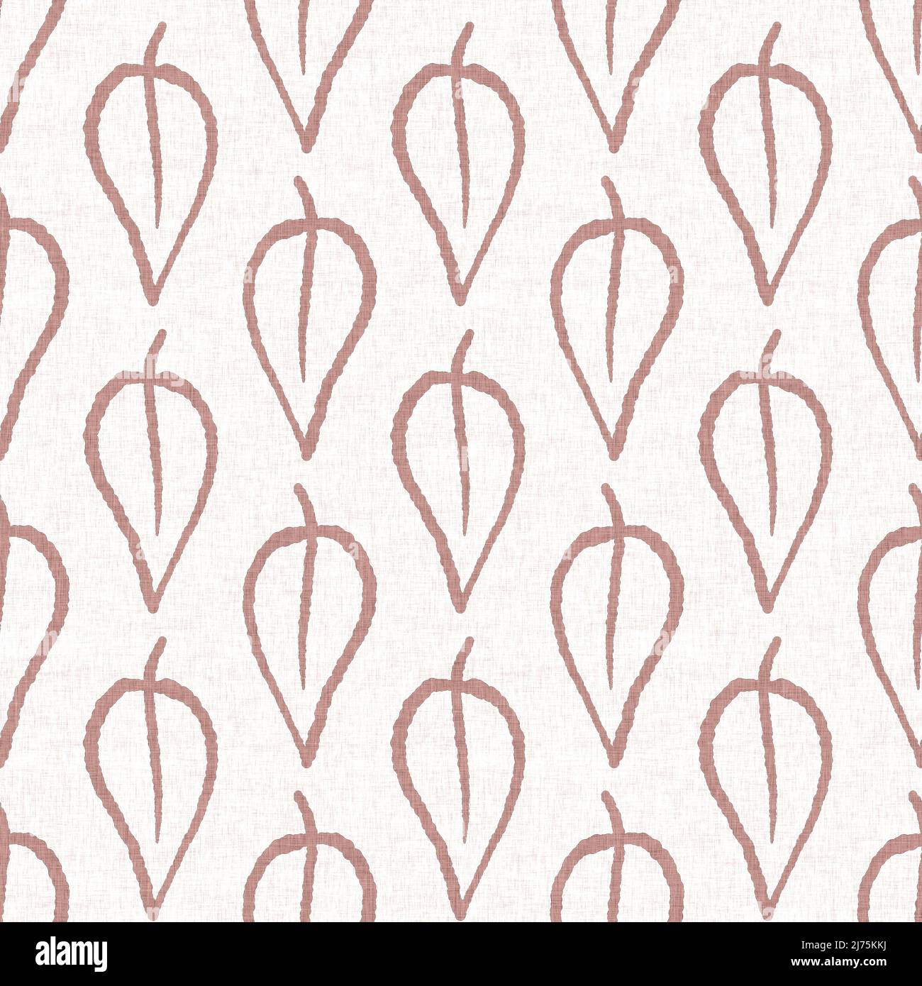 Gender neutral pink foliage leaf seamless raster background. Simple ...