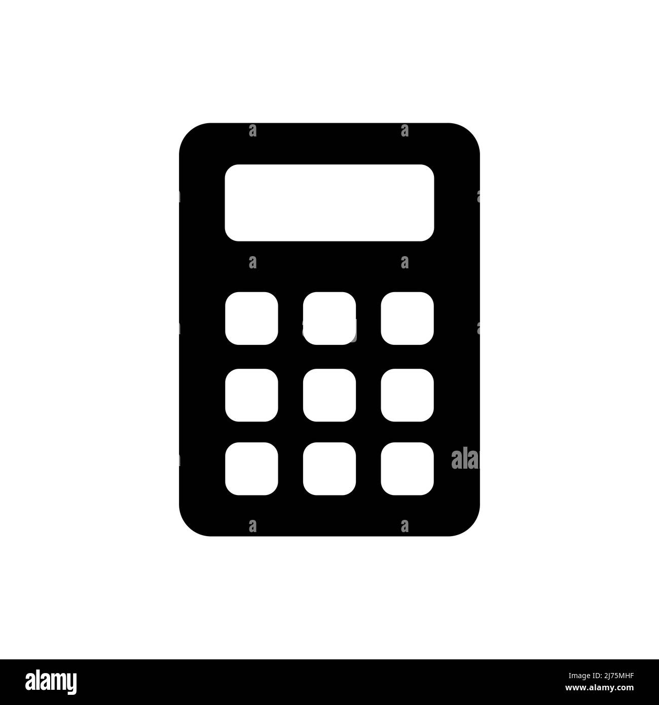 Calculator icon. Savings, finances symbol Stock Vector Image & Art - Alamy