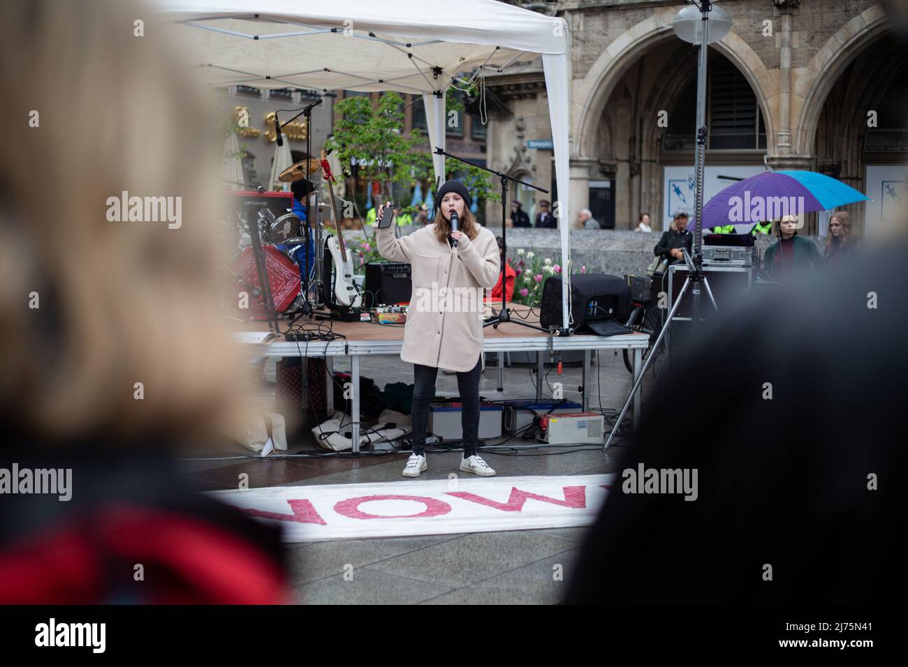 Luisa Neubauer. On May 6, 2022 about 147 people gathered with FFF for ...