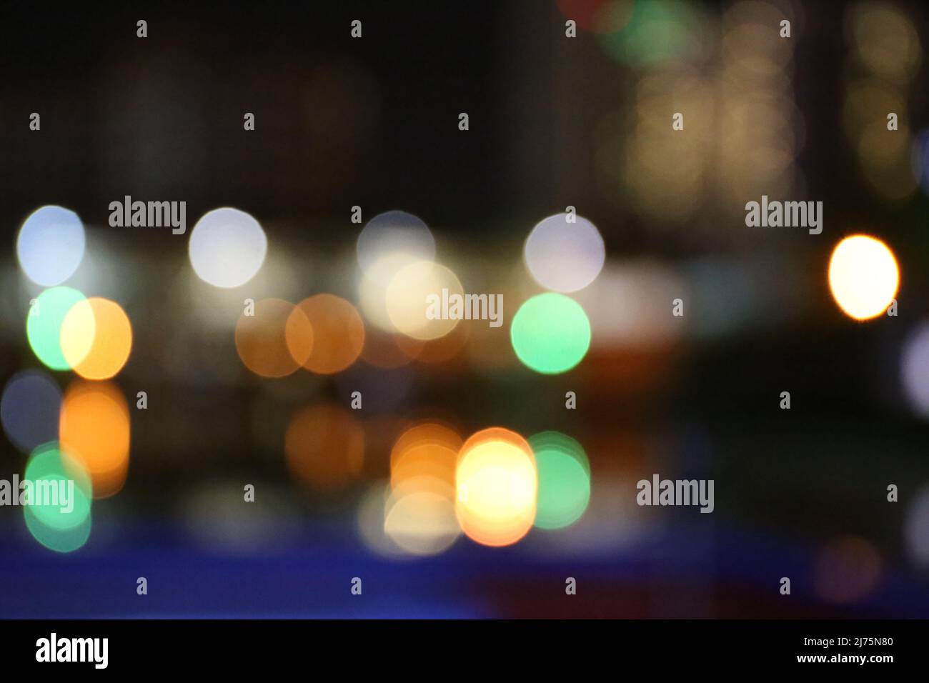 City lights blury Stock Photo - Alamy