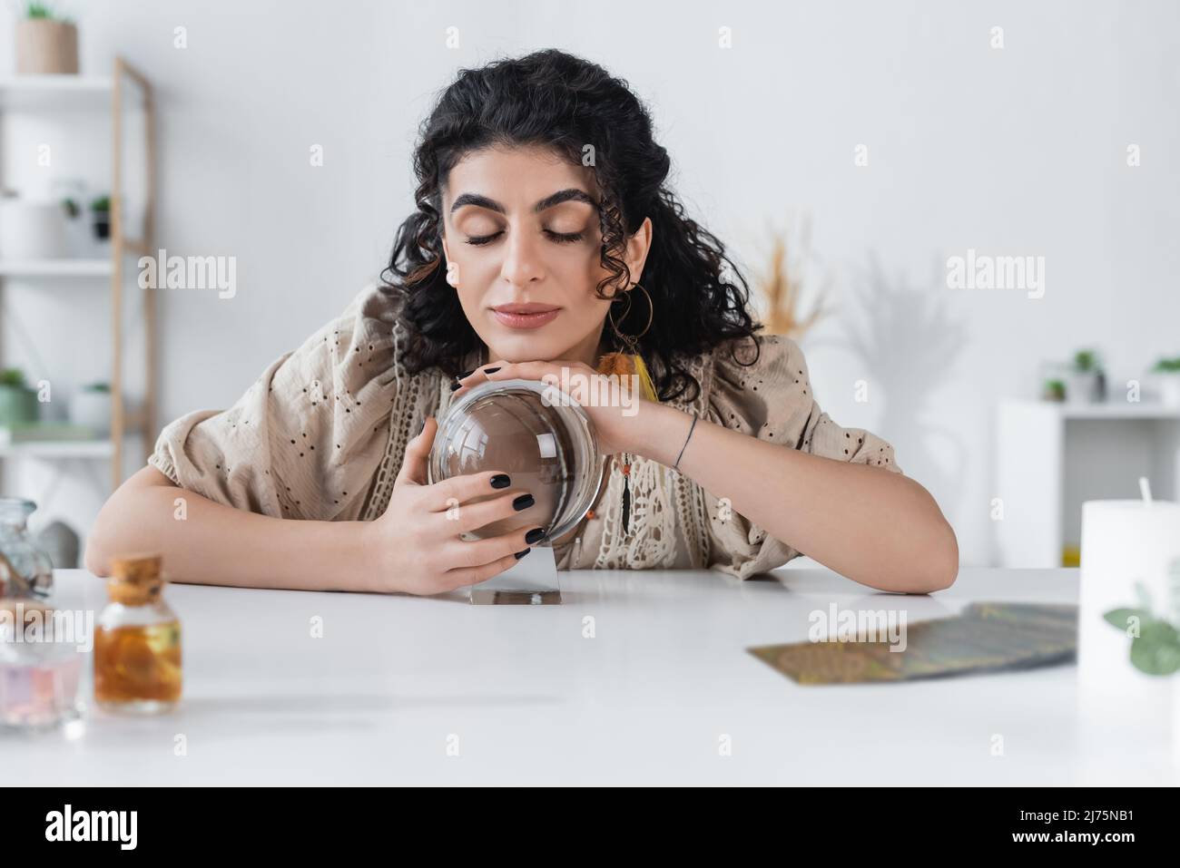 Woman magic jars hi-res stock photography and images - Alamy