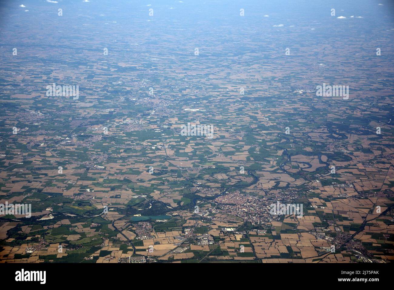 Po valley aerial hi-res stock photography and images - Alamy