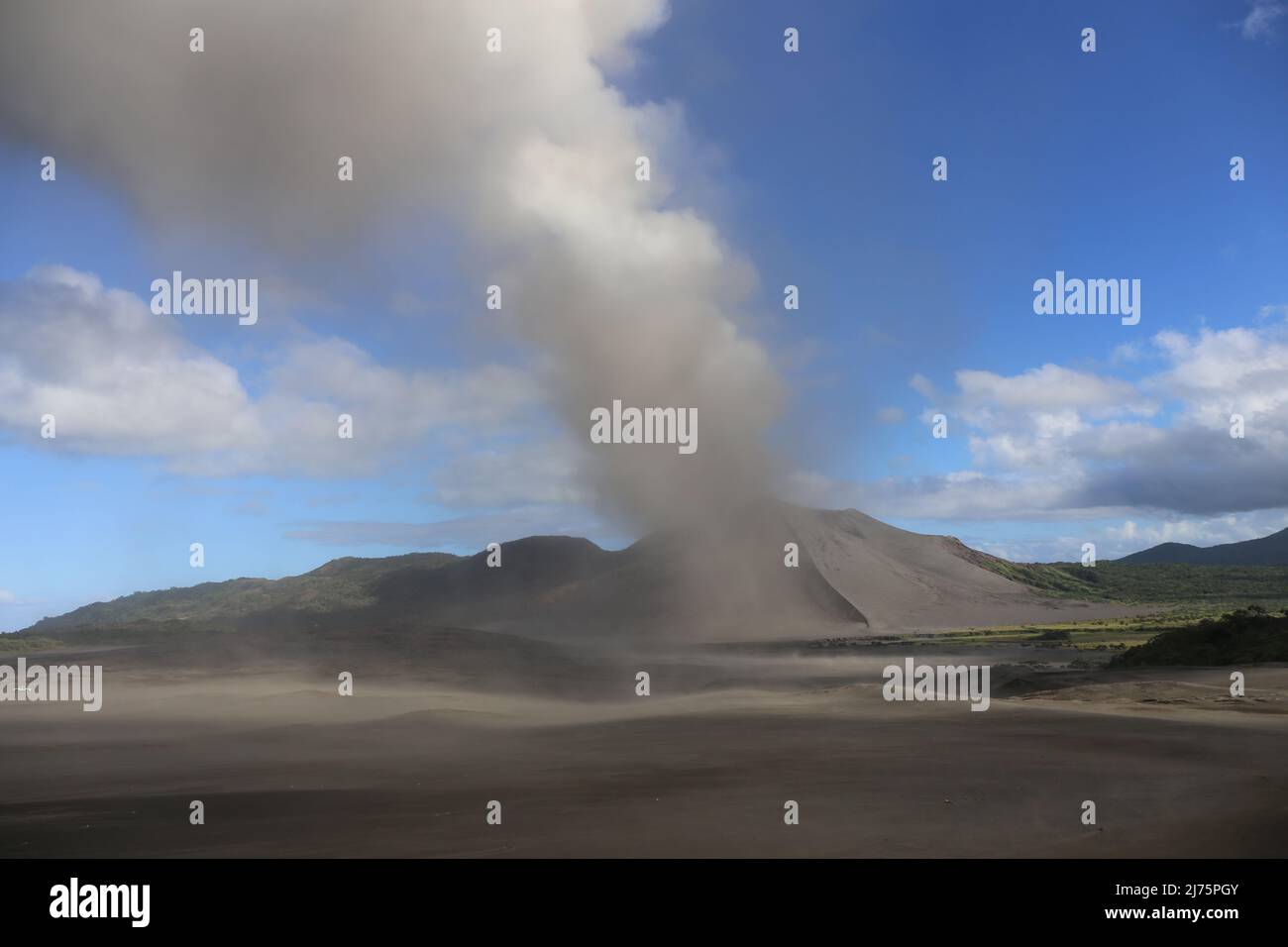 Vanuatu: Tanna island volcano Stock Photo - Alamy