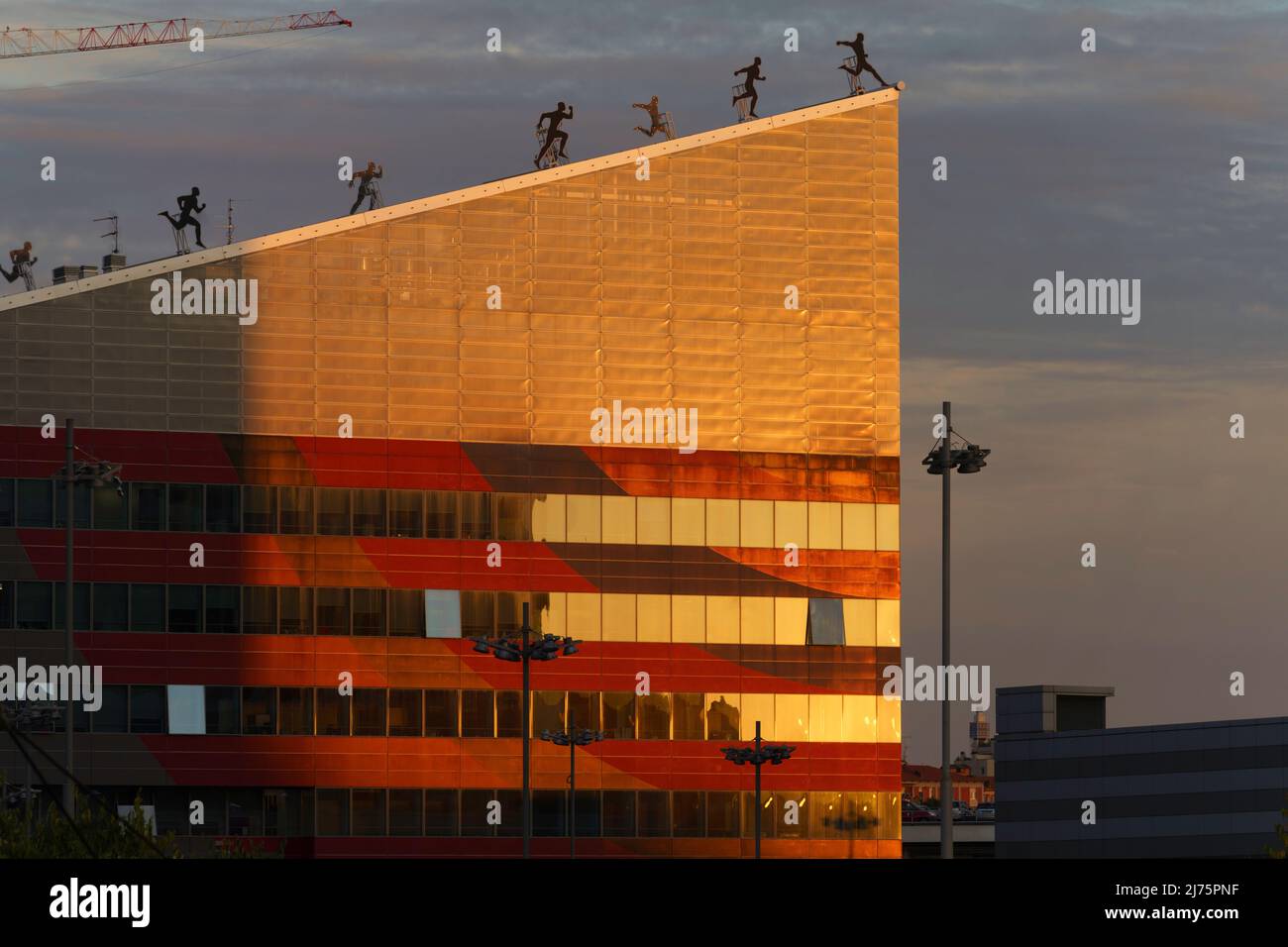 Modern office building at Portello park, Milan, Lombardy Italy Stock ...