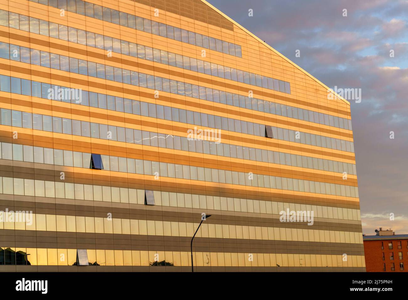 Modern office building at Portello park, Milan, Lombardy Italy Stock ...