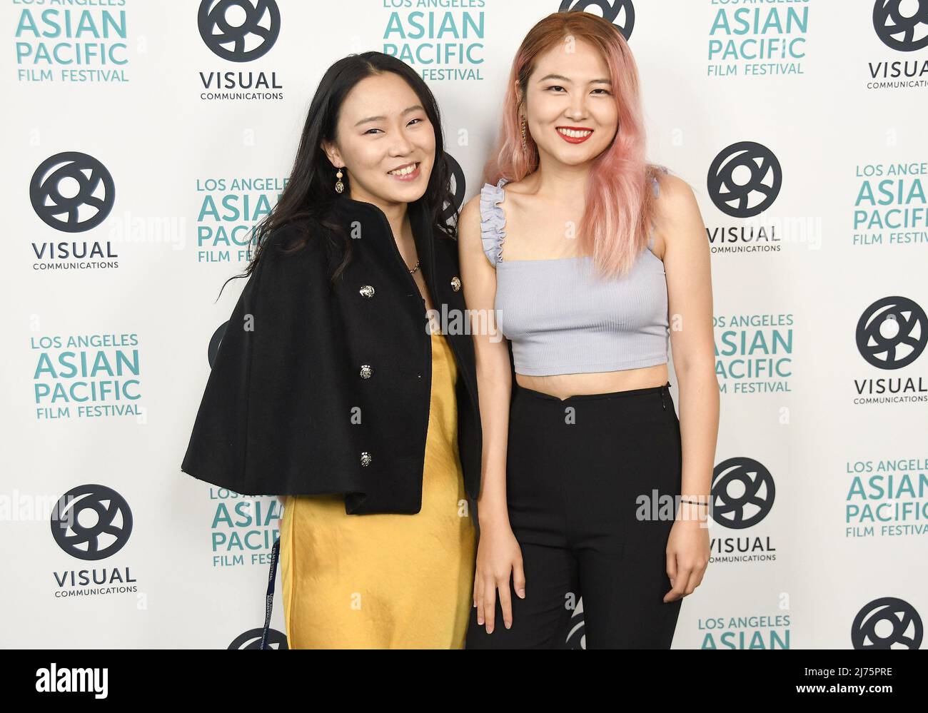 (L-R) Ella Rouwen Chen and Brielle Yuke Li at the 38th Los Angeles ...