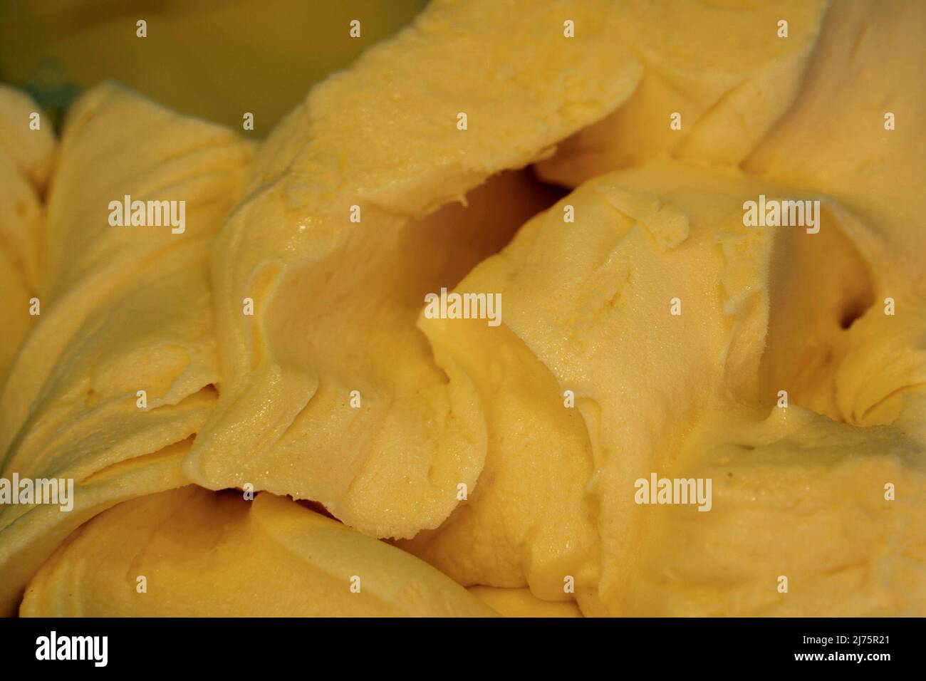 Italian ice cream gelato detail close up Stock Photo - Alamy