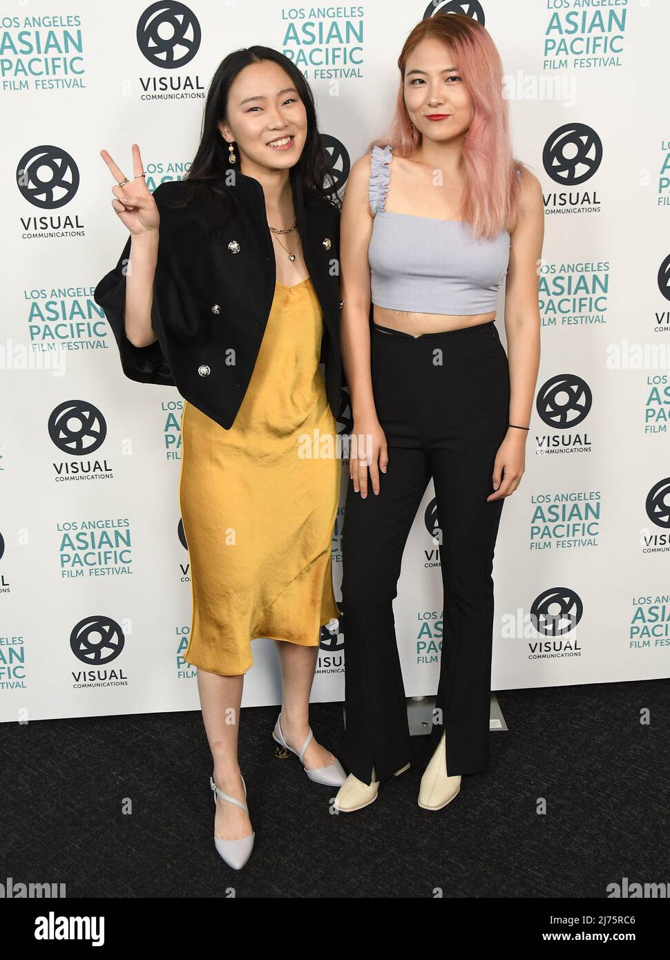 (L-R) Ella Rouwen Chen and Brielle Yuke Li at the 38th Los Angeles Asian Pacific Film Festival ...
