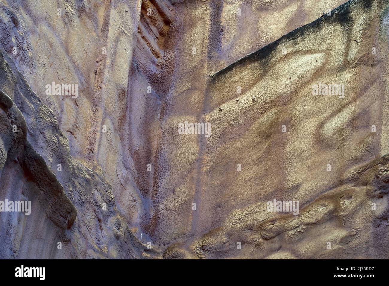 valencia ochre house wall in restoration Stock Photo - Alamy