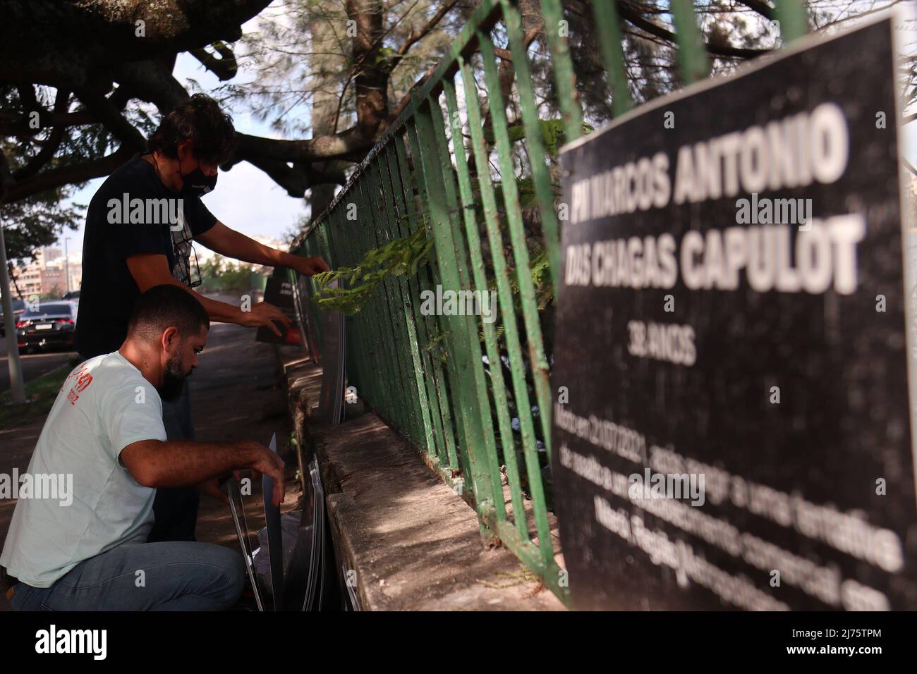 RJ - Rio de Janeiro - 05/06/2022 - RIO, NGO RIO DE PAZ - Members of the ...
