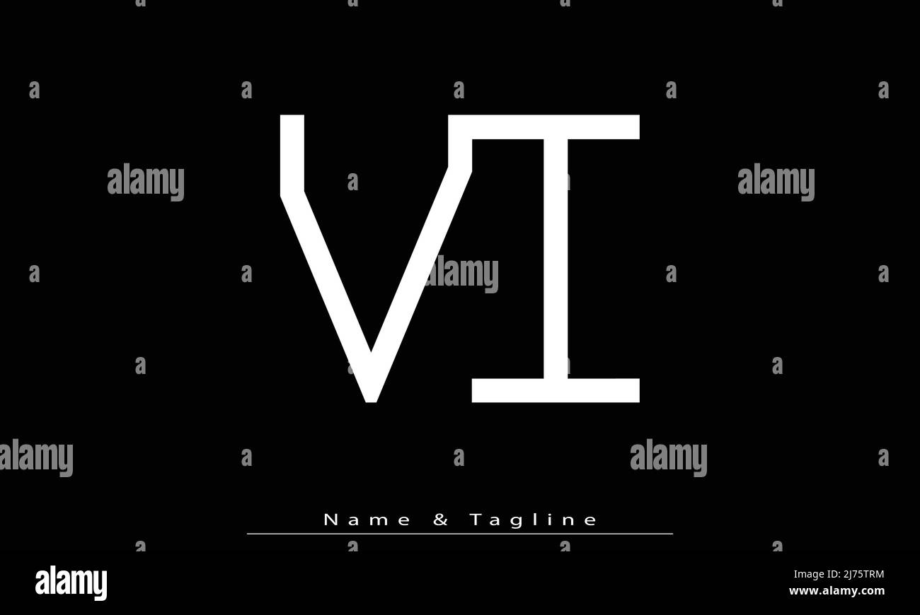 Letter vi logo Stock Vector Images - Alamy