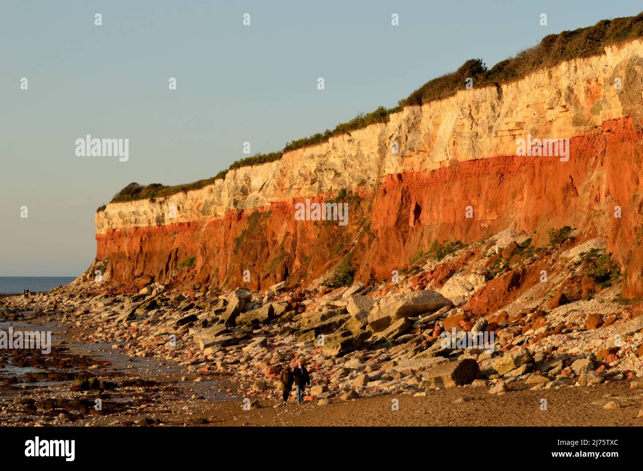 Hunstanton red chalk layer hi-res stock photography and images - Alamy