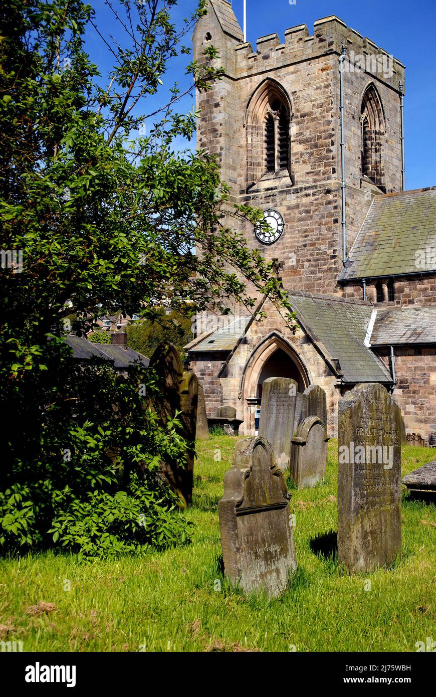 All Saints Church, Rothbury, Northumberland Stock Photo - Alamy