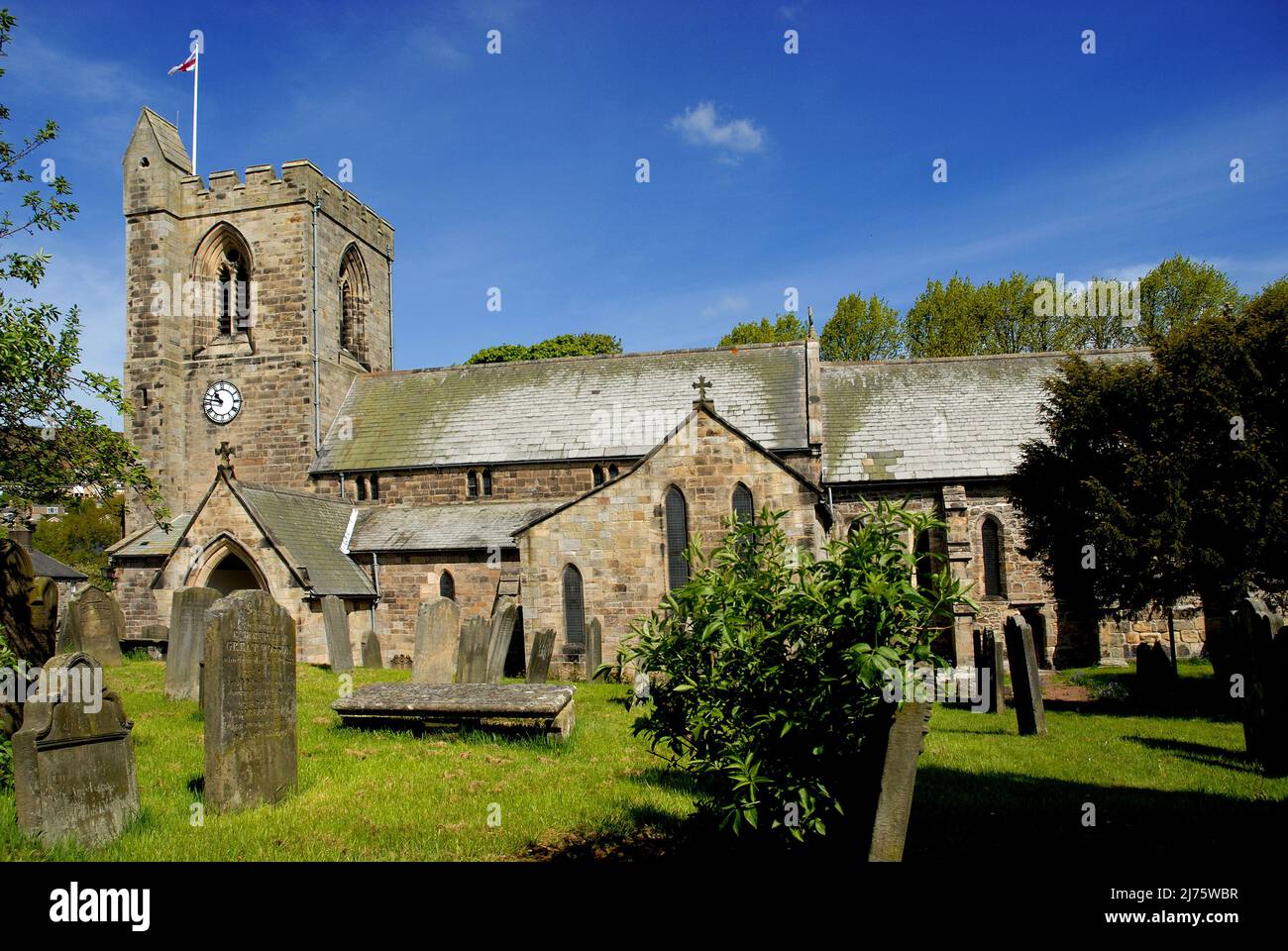 All Saints Church, Rothbury, Northumberland Stock Photo - Alamy