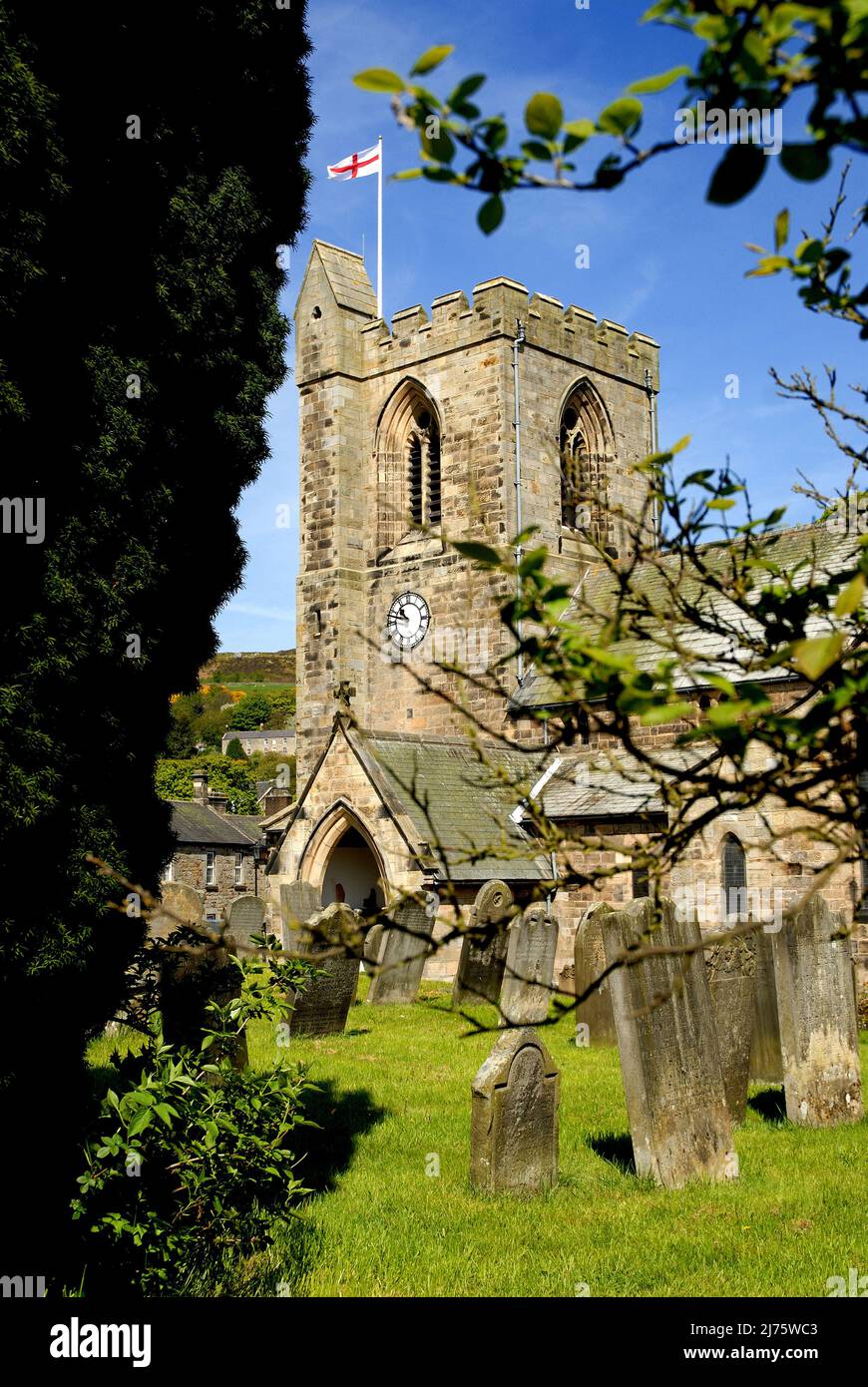 All Saints Church, Rothbury, Northumberland Stock Photo - Alamy
