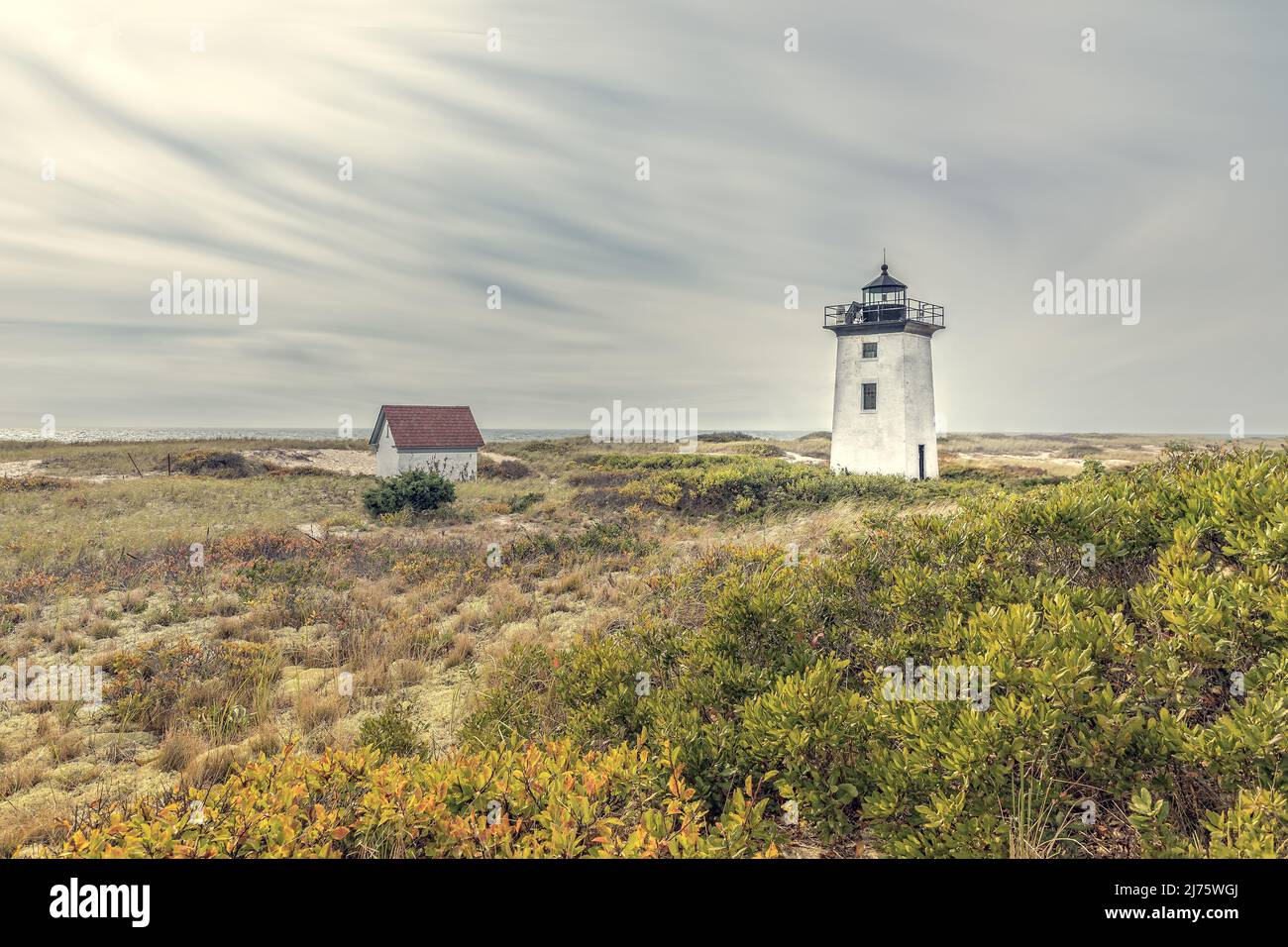 The Long Point Light Station, Lighthouse, Provincetown Massachusetts ...