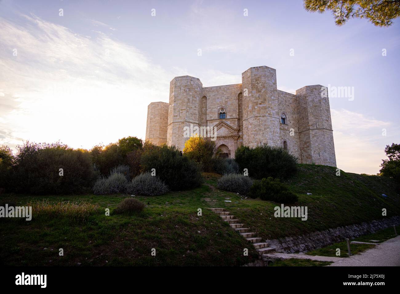 Castel del Monte in Apulia Italy is a popular landmark and tourist ...