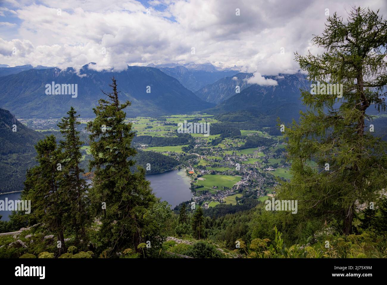 Amazing scenery and typical landscape in Austria, the Austrian Alps ...