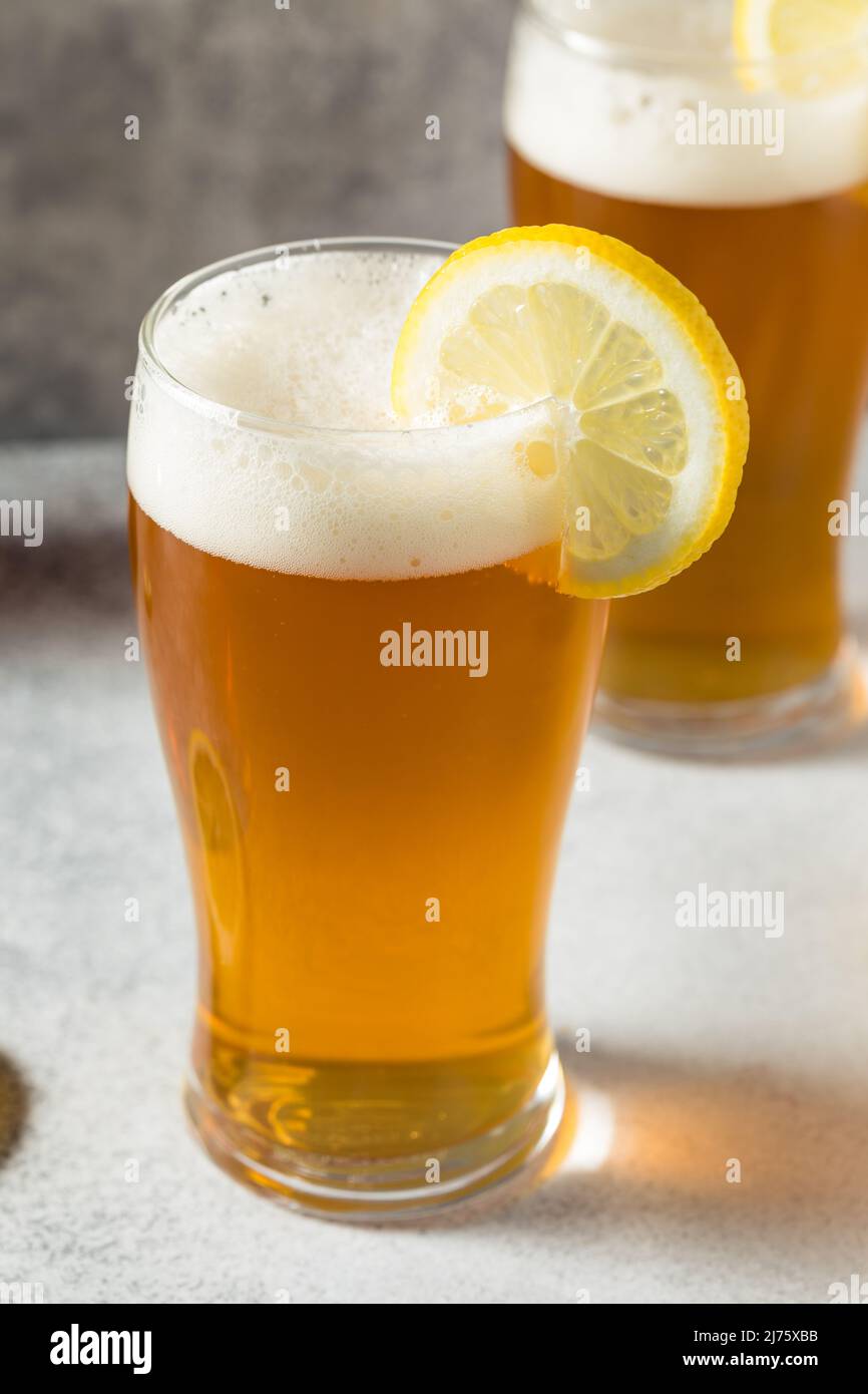 Lemon beer shandy hi-res stock photography and images - Alamy