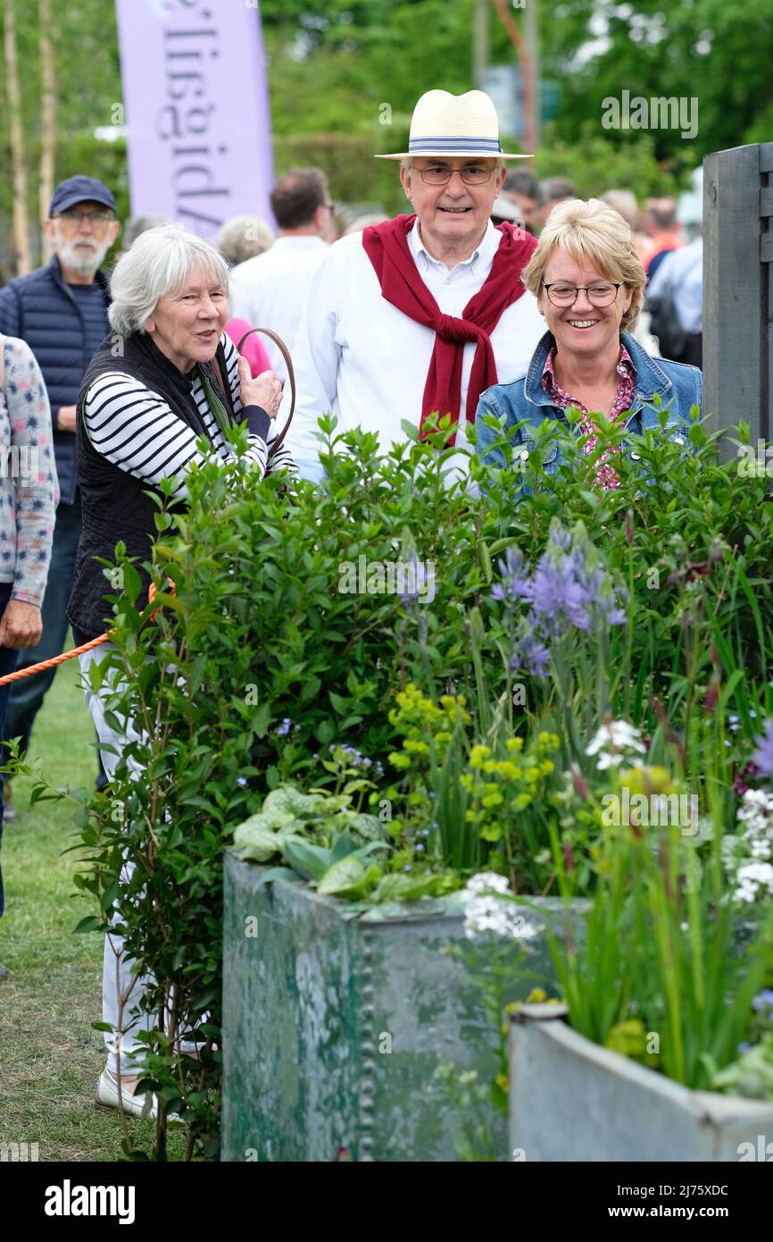 Malvern, Worcestershire, UK – Friday 6th May 2022 – Visitors enjoy one ...