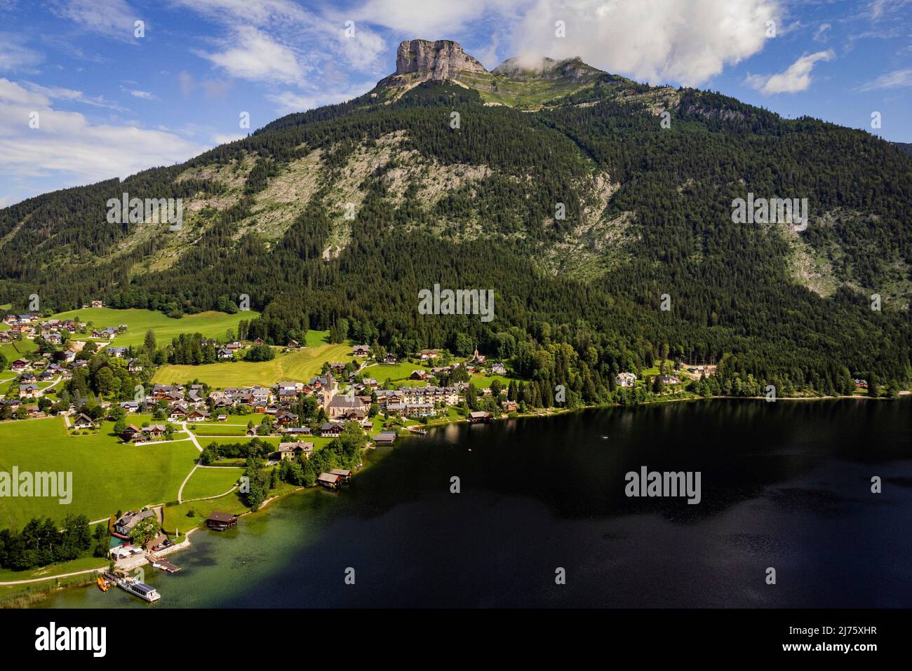 The village of Altaussee in Austria Stock Photo - Alamy