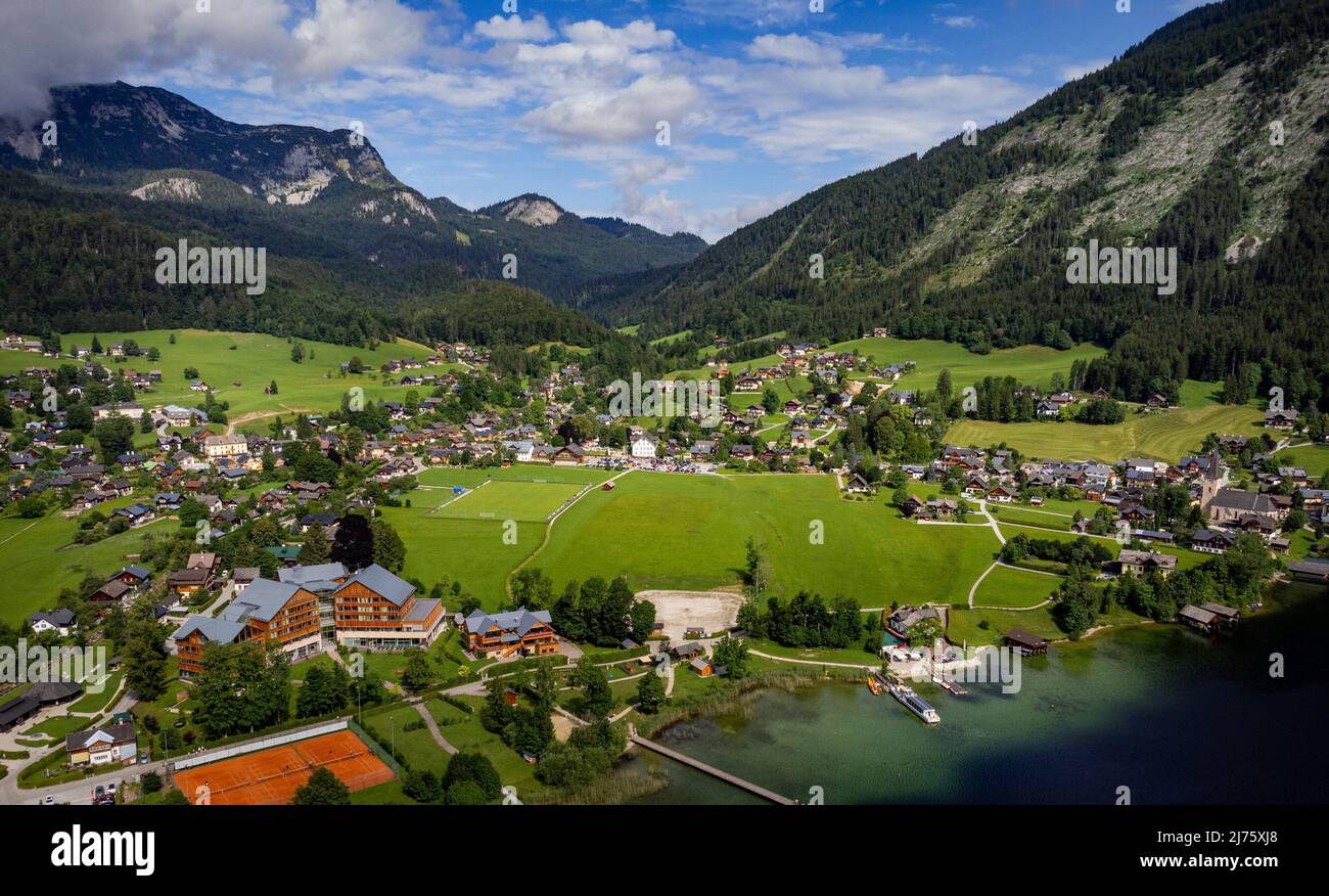 The village of Altaussee in Austria Stock Photo - Alamy