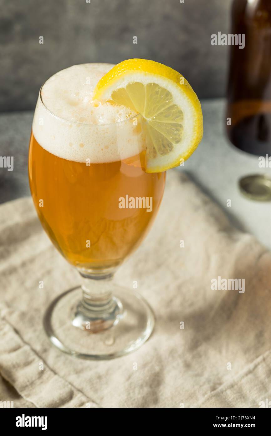 Lemon beer shandy hi-res stock photography and images - Alamy
