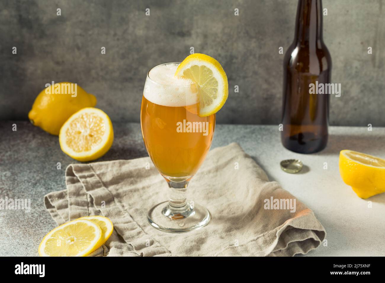 Lemon beer shandy hi-res stock photography and images - Alamy
