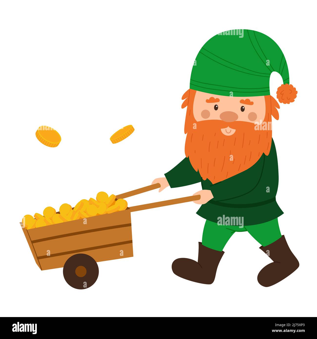 Old irish man with cap Cut Out Stock Images & Pictures - Alamy