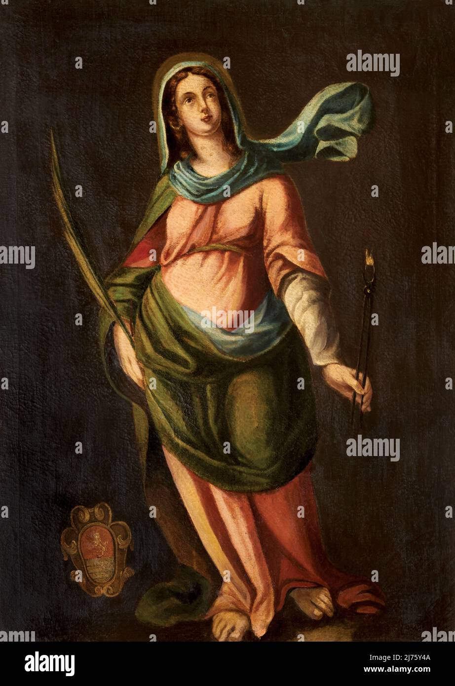 S. Apollonia - olio su tela - ambito piacentino della prima metà del ...