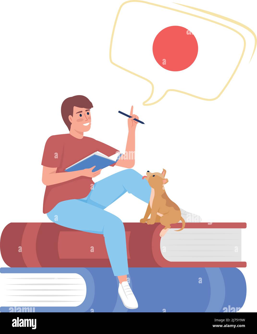 Japanese animation character Stock Vector Images - Alamy