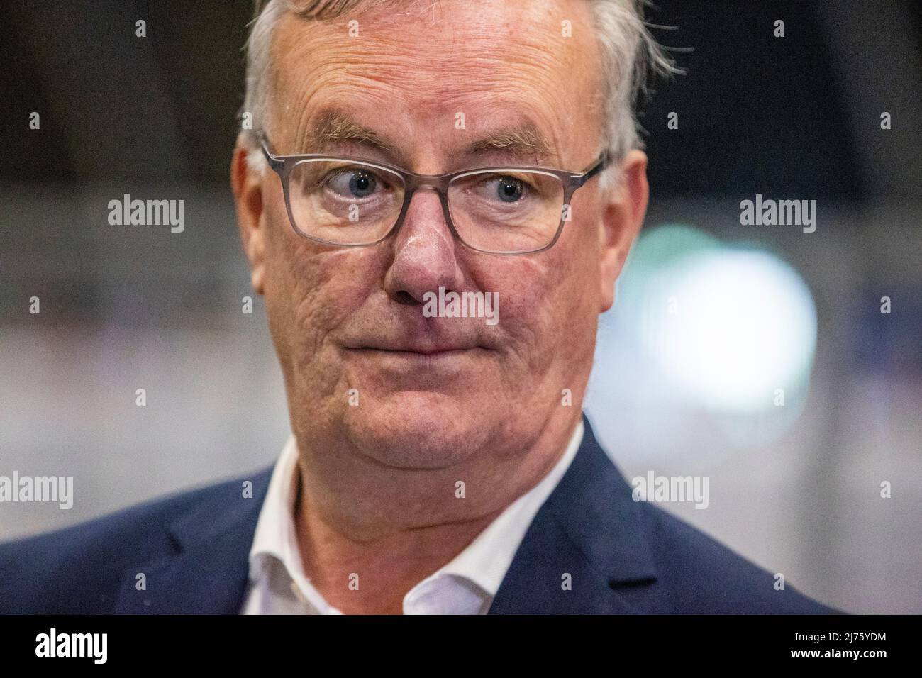 UUP's Mike Nesbitt at the Titanic Exhibition Centre in Belfast after ...