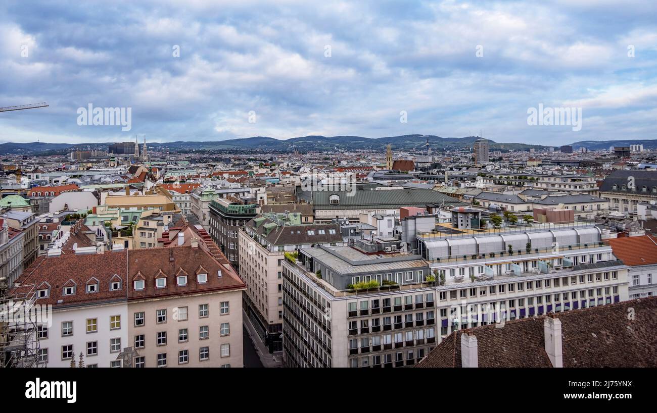 View over vienna from the stephansdom hi-res stock photography and ...