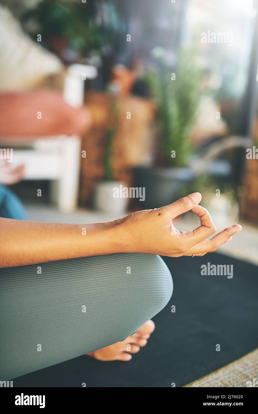 Maintaining peace of mind and body Stock Photo - Alamy