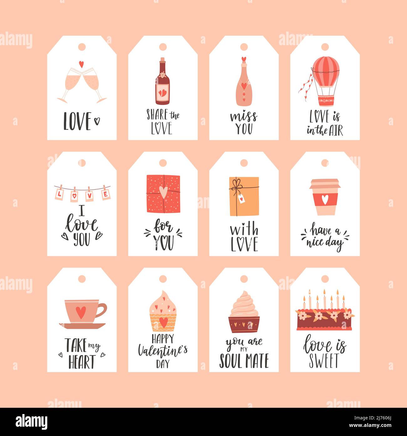 Valentine's day glasses Stock Vector Images - Alamy