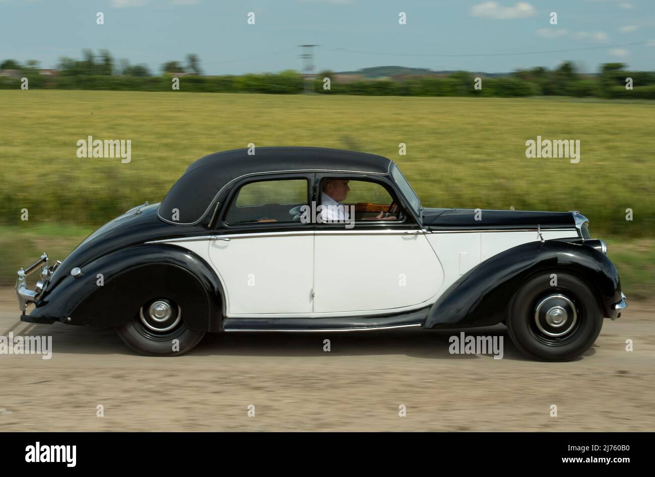1954 Riley RME classic British sports saloon car Stock Photo - Alamy