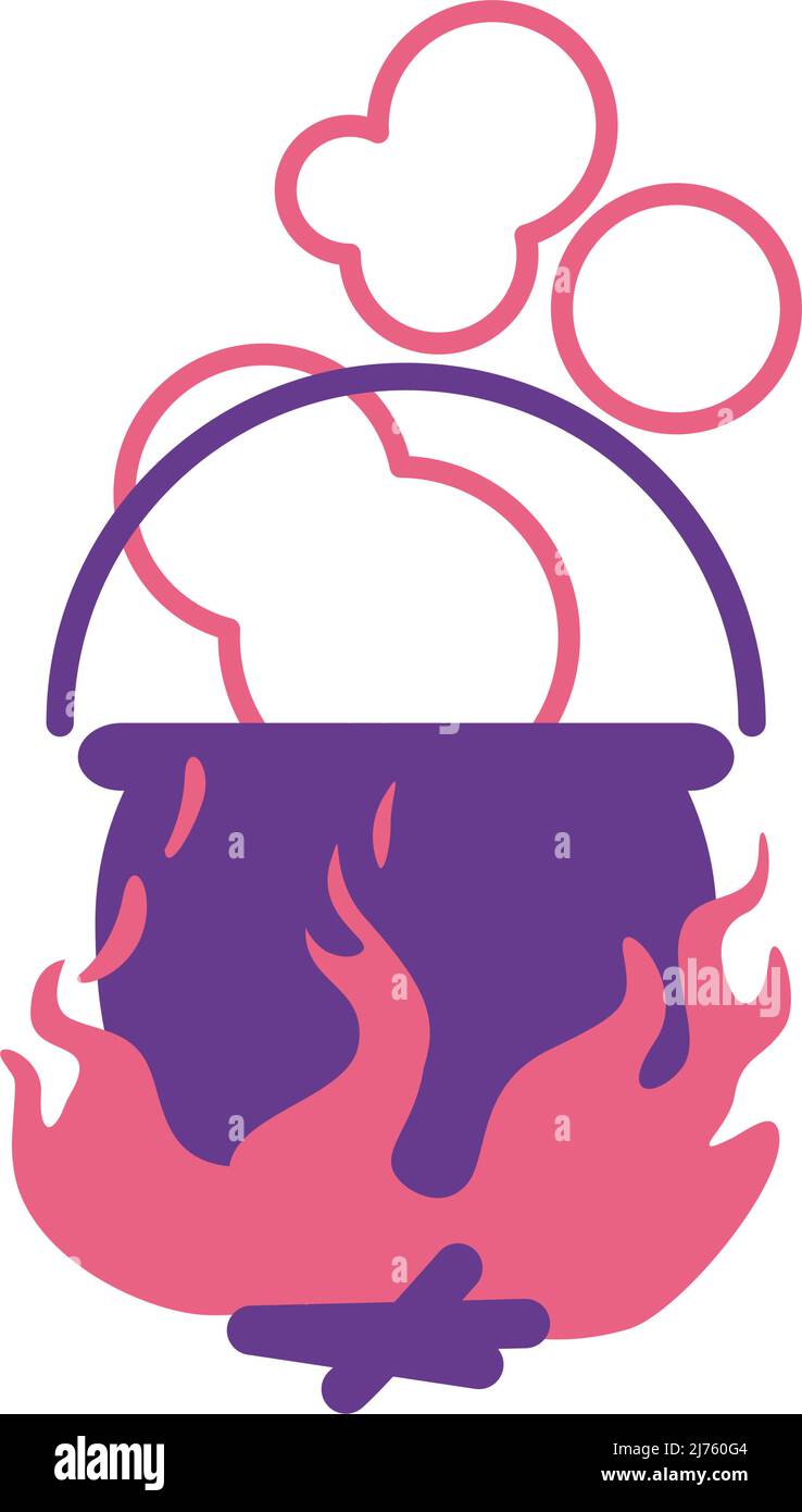 Witch cauldron smoke Cut Out Stock Images & Pictures - Alamy