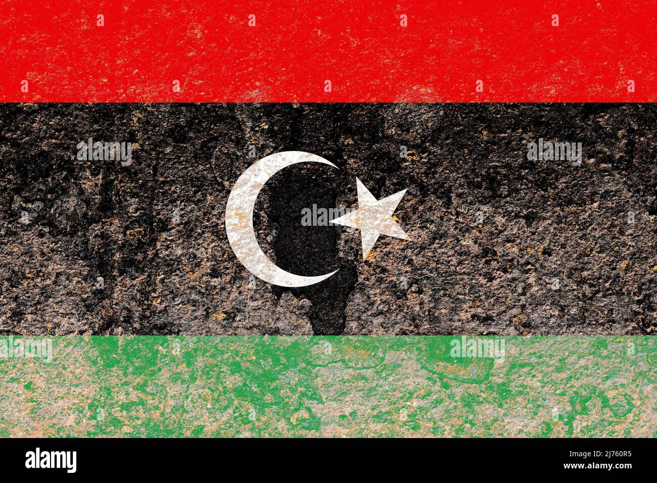 Old libya flag hi-res stock photography and images - Alamy