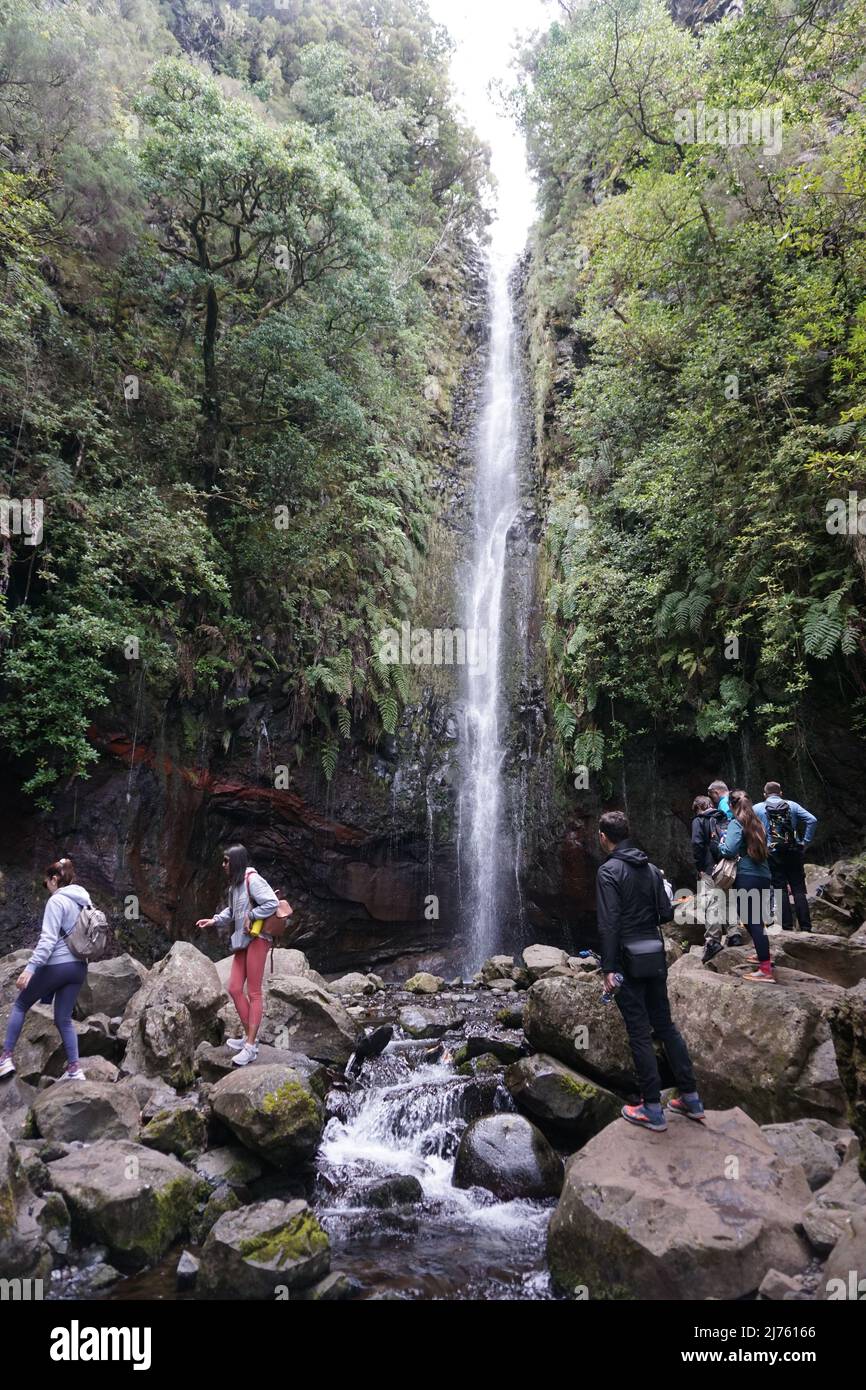 25 Fontes Falls, Madeira Portugal, Europe. Photo by Matheisl Stock ...