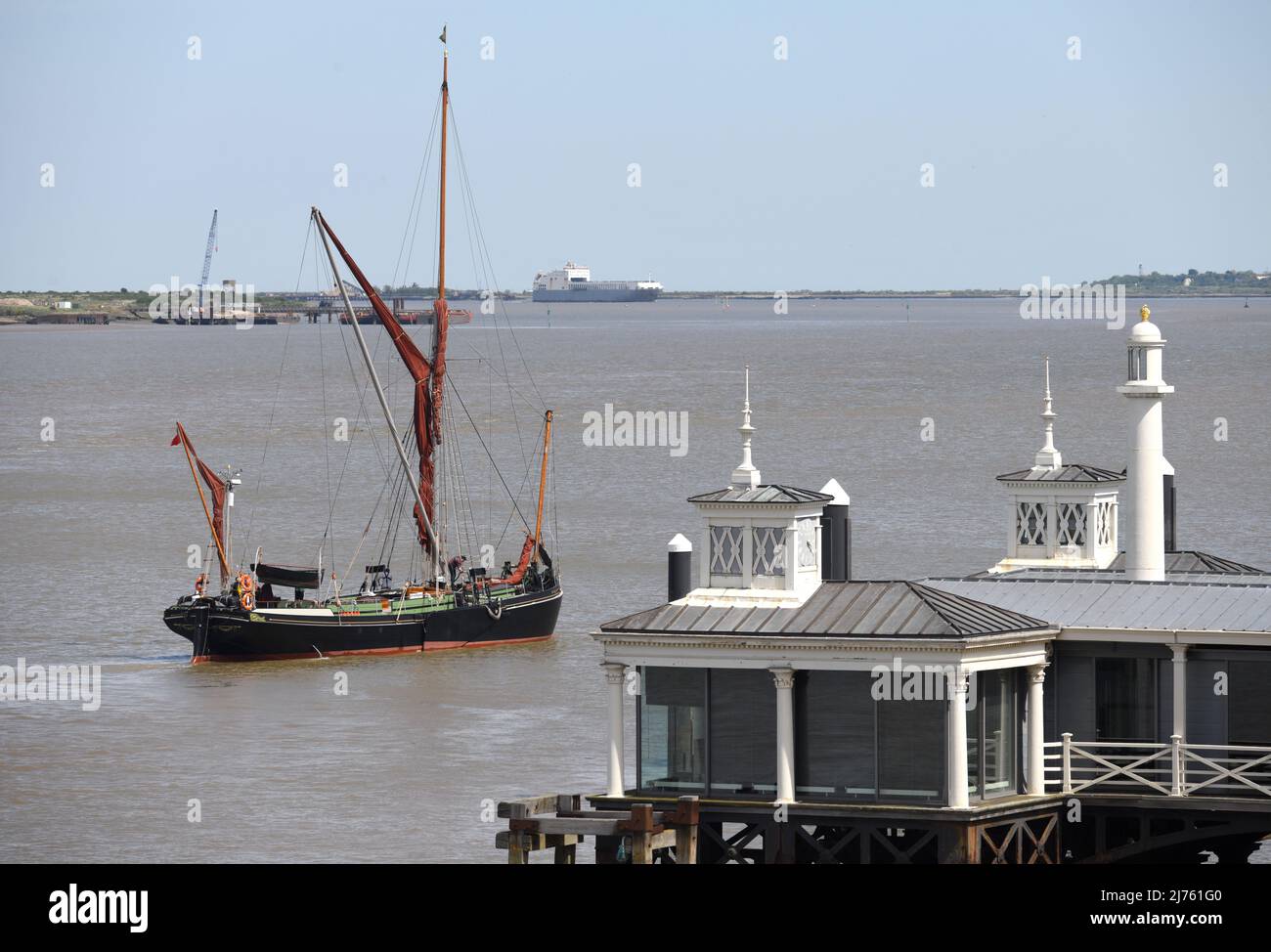 Gladys thames sailing barge hi-res stock photography and images - Alamy