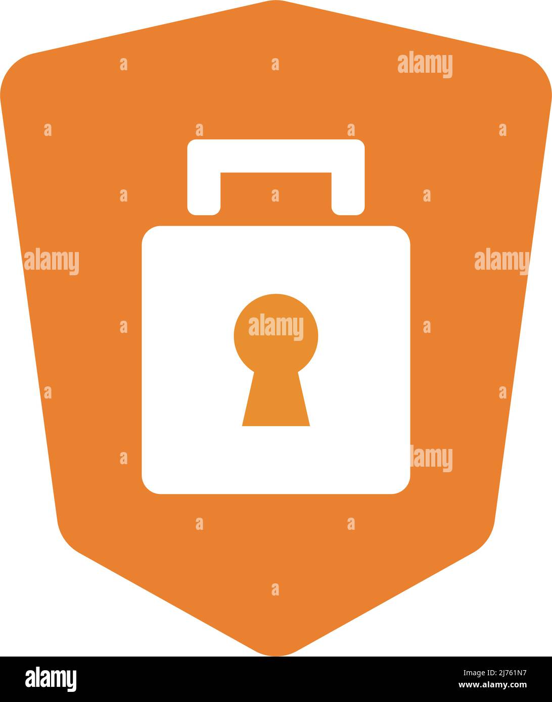 Icon set shield padlock Cut Out Stock Images & Pictures - Alamy