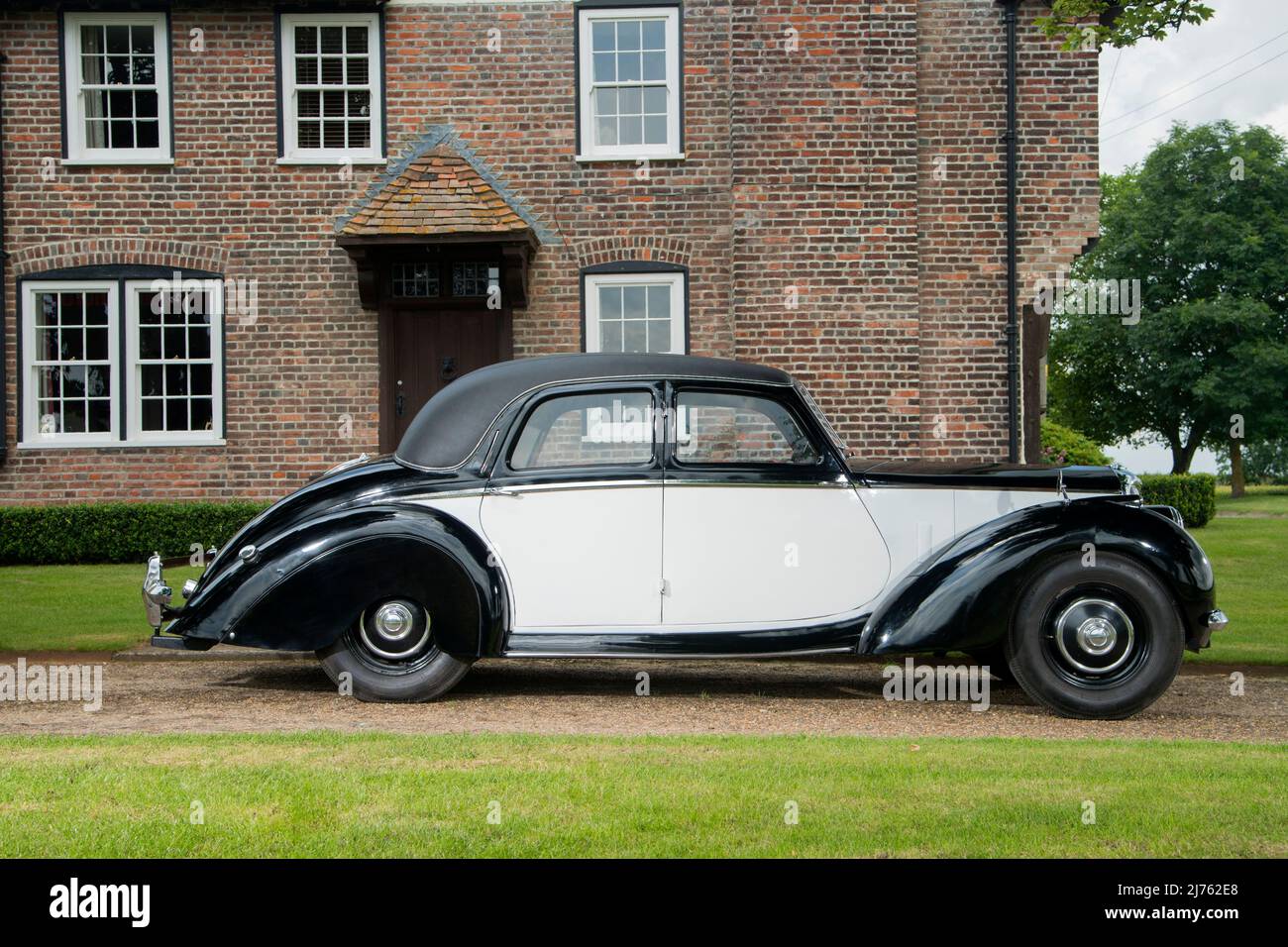 1954 Riley RME Classic British sports saloon car Stock Photo - Alamy