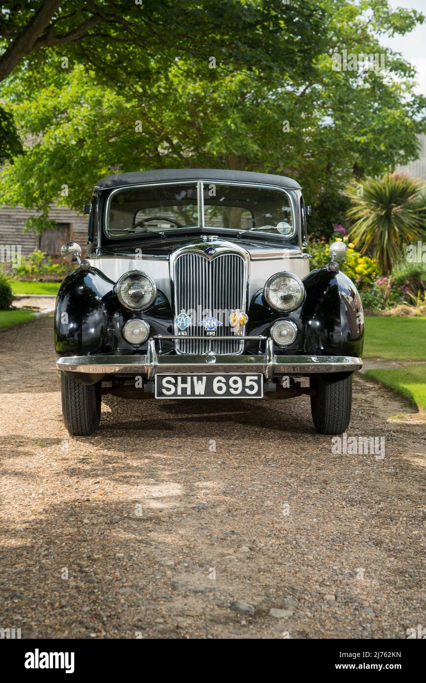 1954 Riley RME Classic British sports saloon car Stock Photo - Alamy