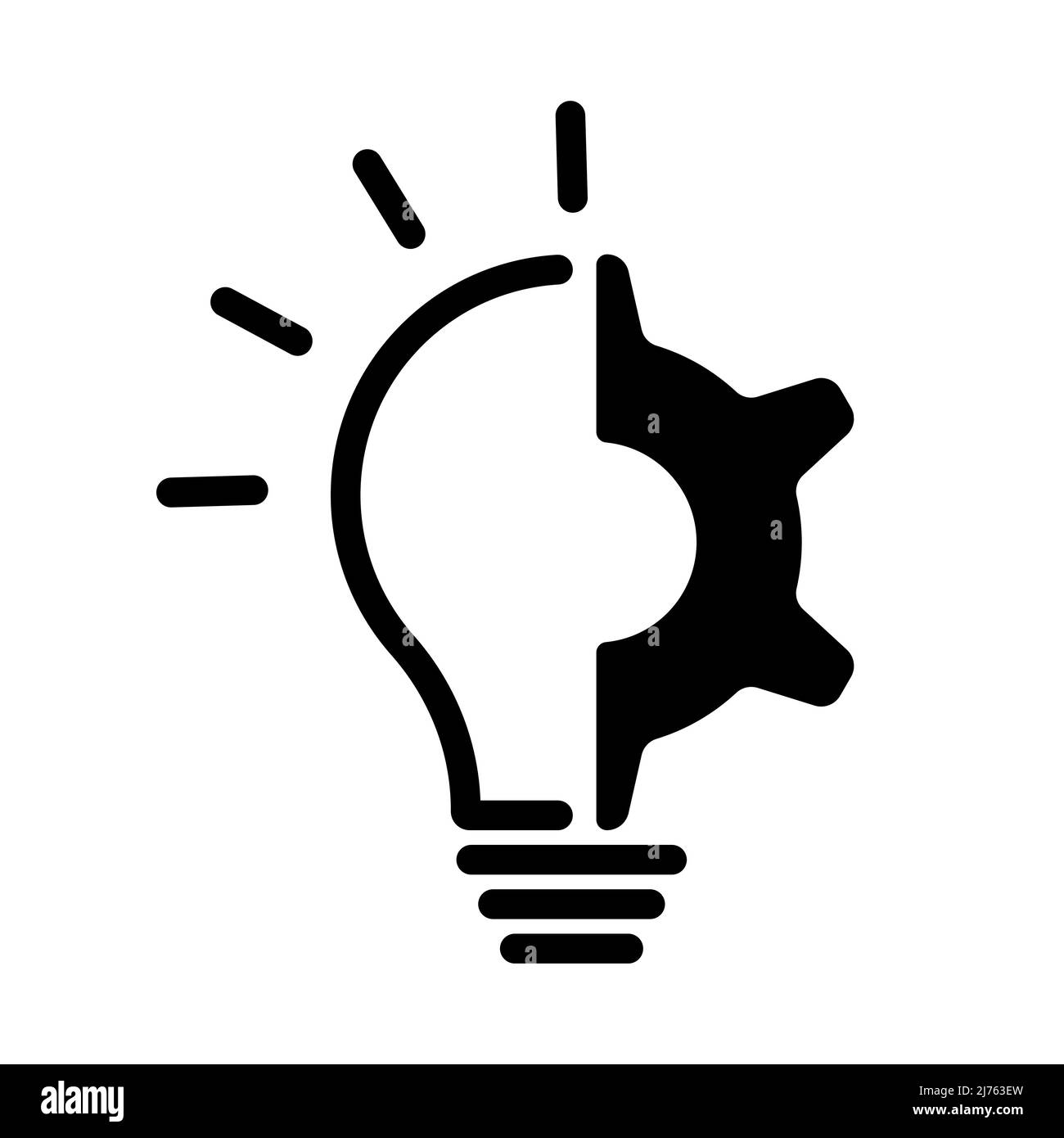 Innovation icon. Vector illustration isolated on white background Stock ...
